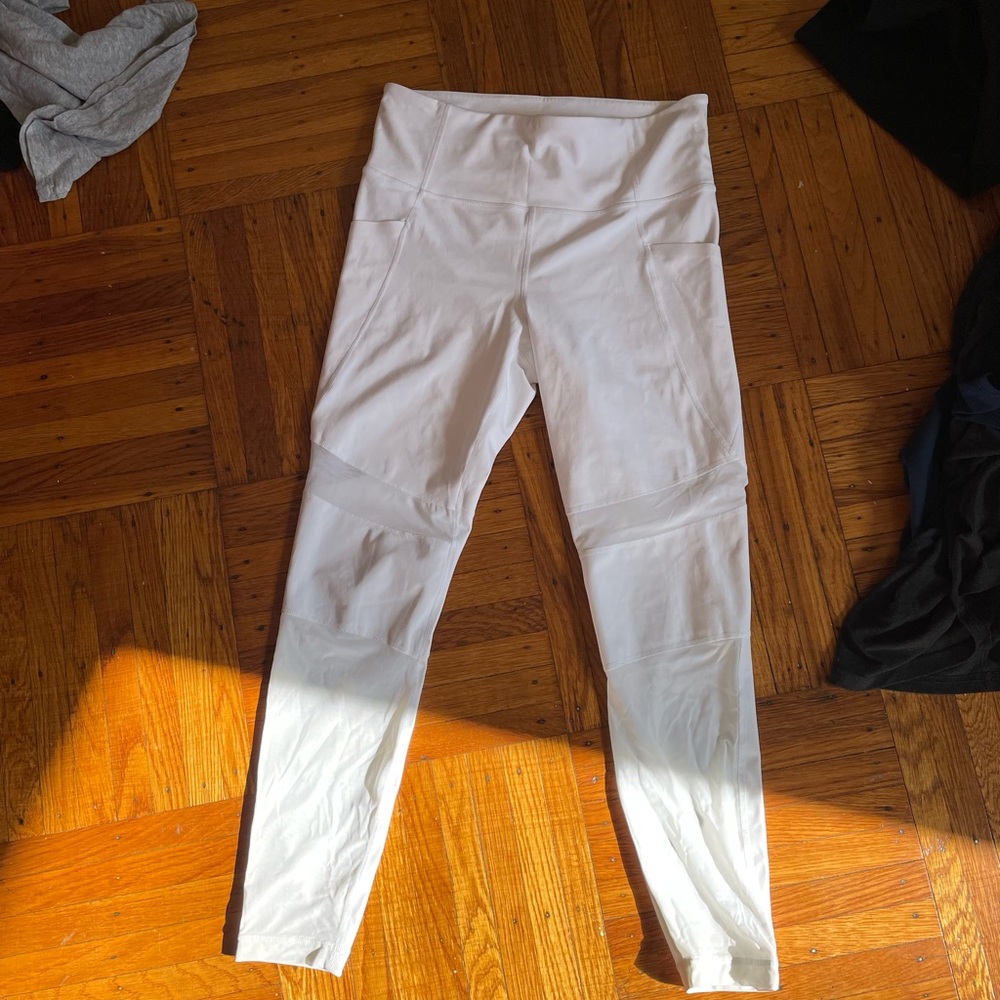 White Leggings - Gem